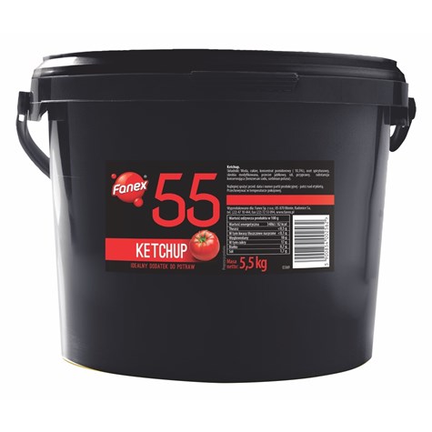 FANEX KETCHUP ŁAGODNY 5,5kg wiadro - Platforma SolexB2B